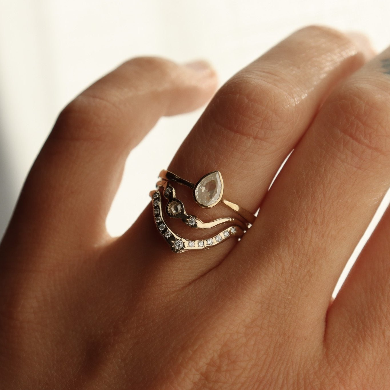 The Mist Band | Diamonds, 14k gold – From Isla