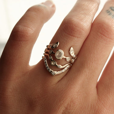 The Summit Band | Diamonds, 14k gold – From Isla