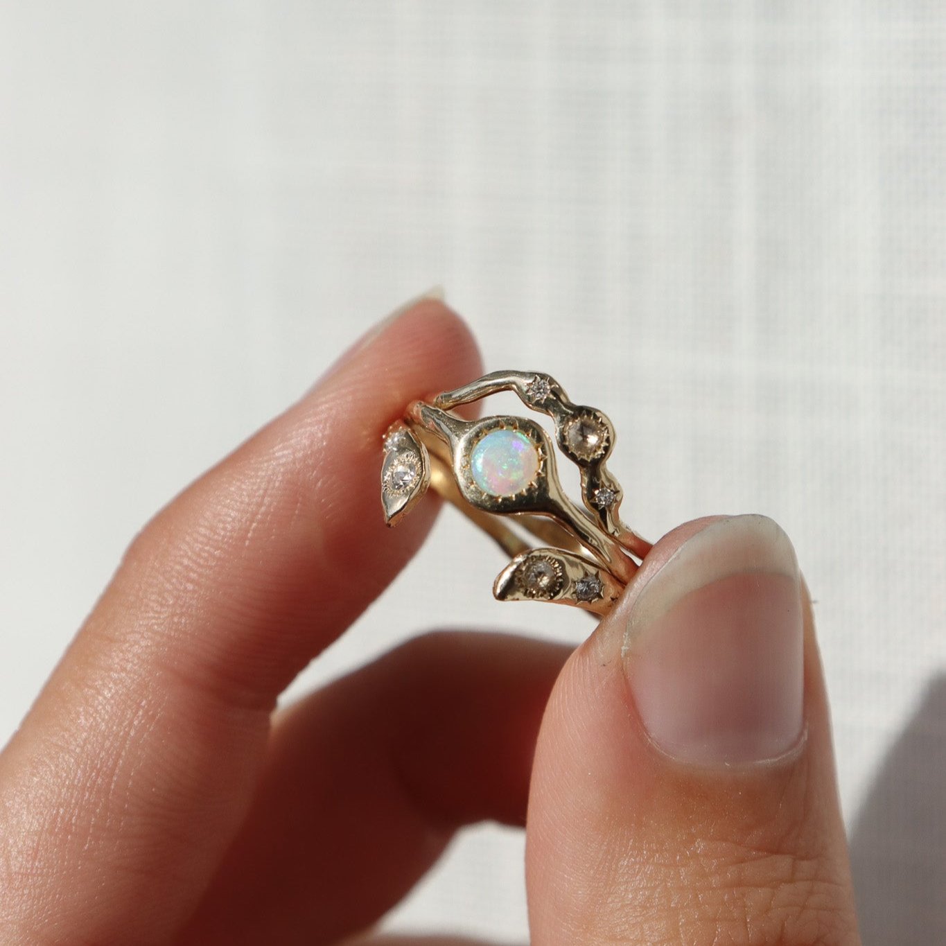 The Mist Band | Diamonds, 14k gold – From Isla