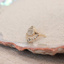 Starfall Ring | Icy Diamond and White Diamonds, 14k Gold – From Isla
