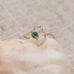 Custom Sacred Sea Ring with Sapphire and Diamonds – From Isla